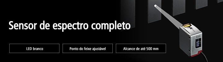 Sensor autônomo de espectro completo - Série LR-W | KEYENCE Brasil